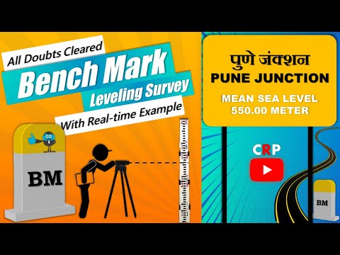 What is Bench Mark? Real Time Example/Leveling/Surveying/Use of Dumpy Level by Civil Reference Point