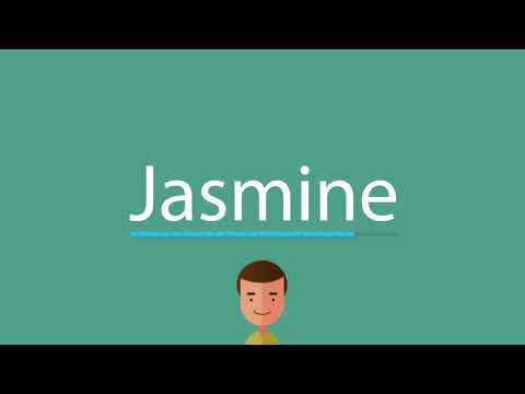 Jasmine pronunciation