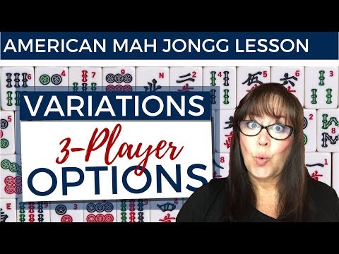 American Mah Jongg Lesson Variations 3 Player Options (mock card)