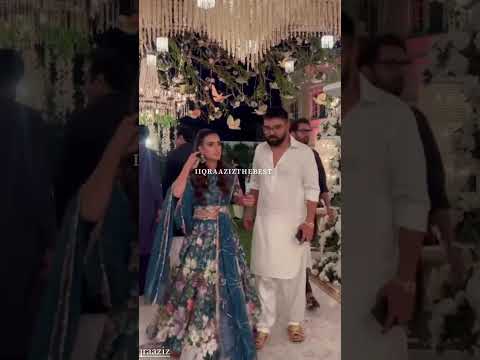 Iqra Aziz, Yasir Hussain and Asad Siddique at Umerβs wedding β
