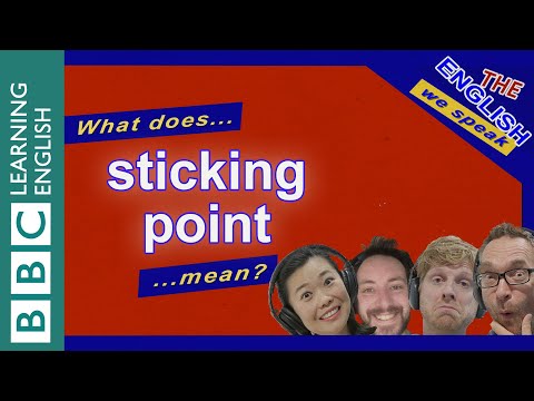 Sticking point: The English We Speak