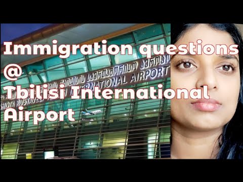 Immigration Questions @Tbilisi international Airport 🛫 #georgia #tbilisi #airport #immigration