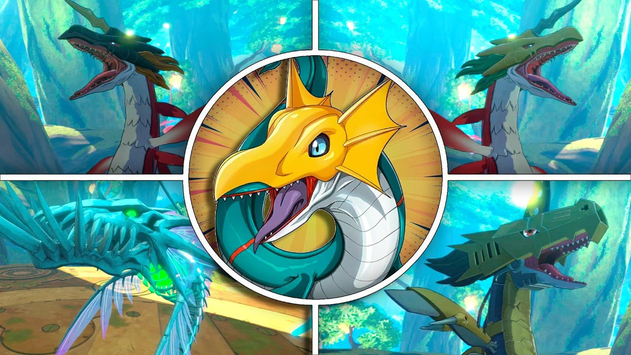 Seadramon & Digivolutions – Unique Skills Showcase  | Digimon Story Time Stranger