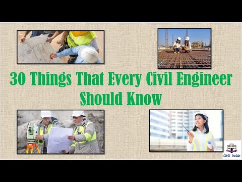 30 Things That Every Civil Engineer Should Know | Civil Inside |