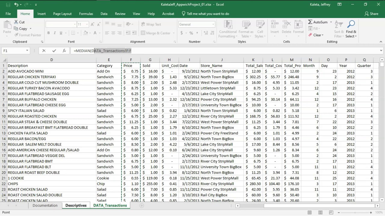 03: CIS1060 Data Analytics Project