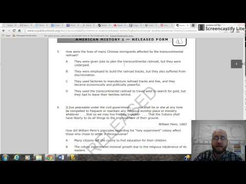 NC Final Exam Information and Tips for American History 1.webm