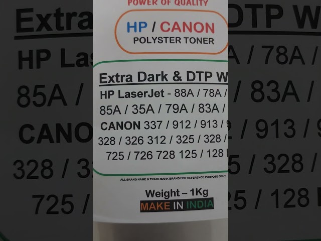 Developer Powder - HP 88a Toner Powder Importer from Mumbai