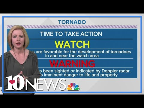 Here's the difference between a weather 'watch' and a 'warning'