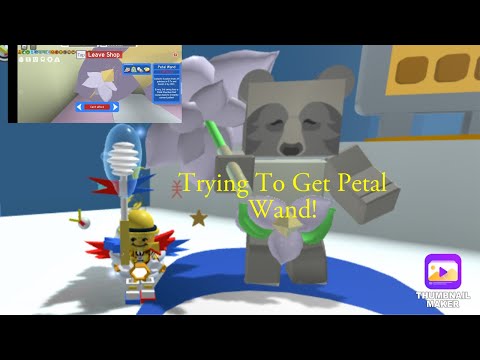 Bee Swarm Simulator- Spirit Bear Quests #8 and #9 done! Trying To Get Petal Wand #1