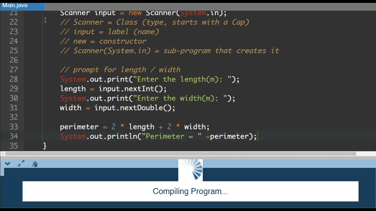Java Abstract Lesson 01) User Input (Scanner)