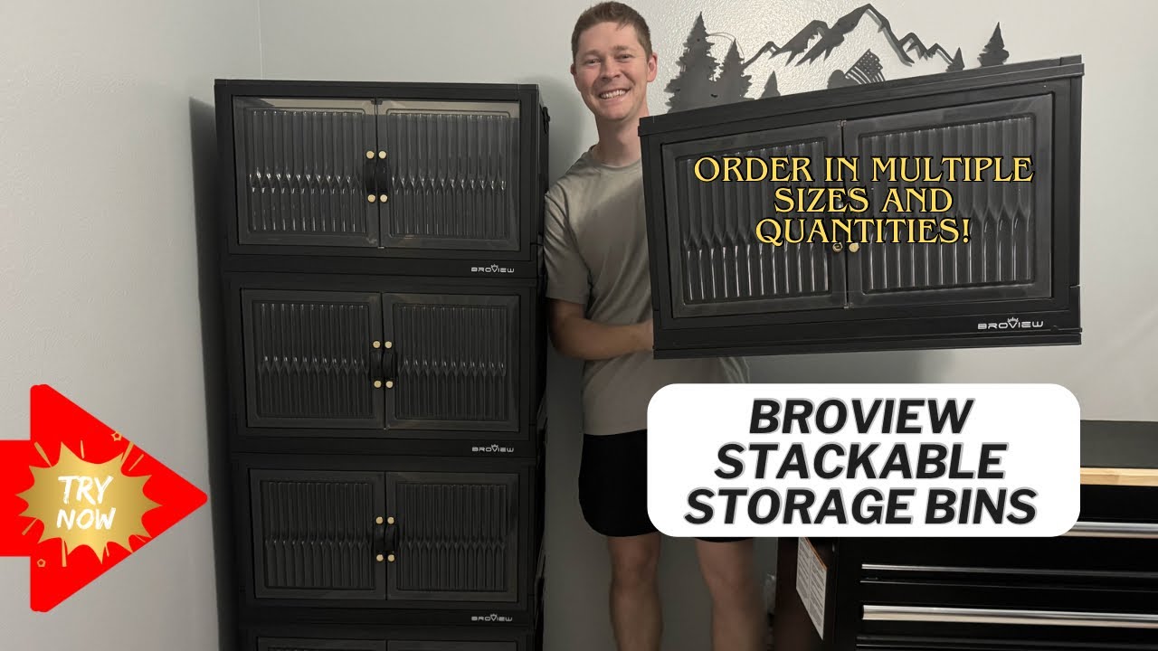 EVERYTHING you need to know about these Stackable Storage Bins from BROVIEW