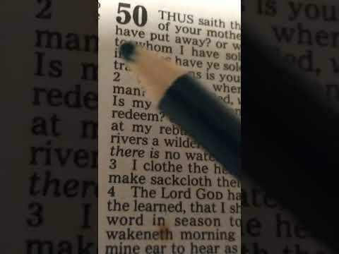 ISAIAH 50:1-11 Who is among you that feareth the LORD, that obeyeth the voice of his servant, that