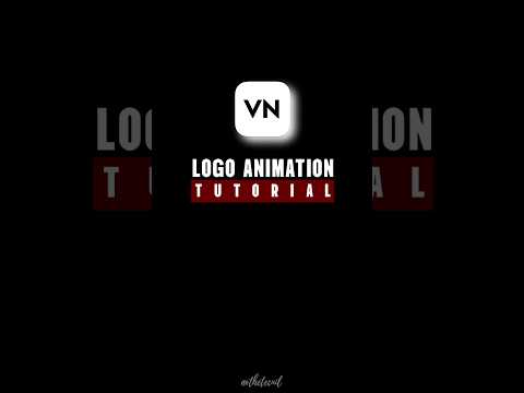 Logo Animation in VN - Tutorial #shorts