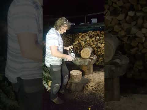 Stihl 011 AVT 41cc Vintage Top Handle Chainsaw. Needs some TLC. Starting and running and overview.