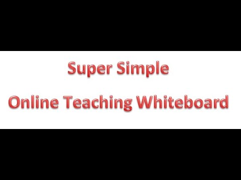 Super Simple Free Online Teaching Whiteboard