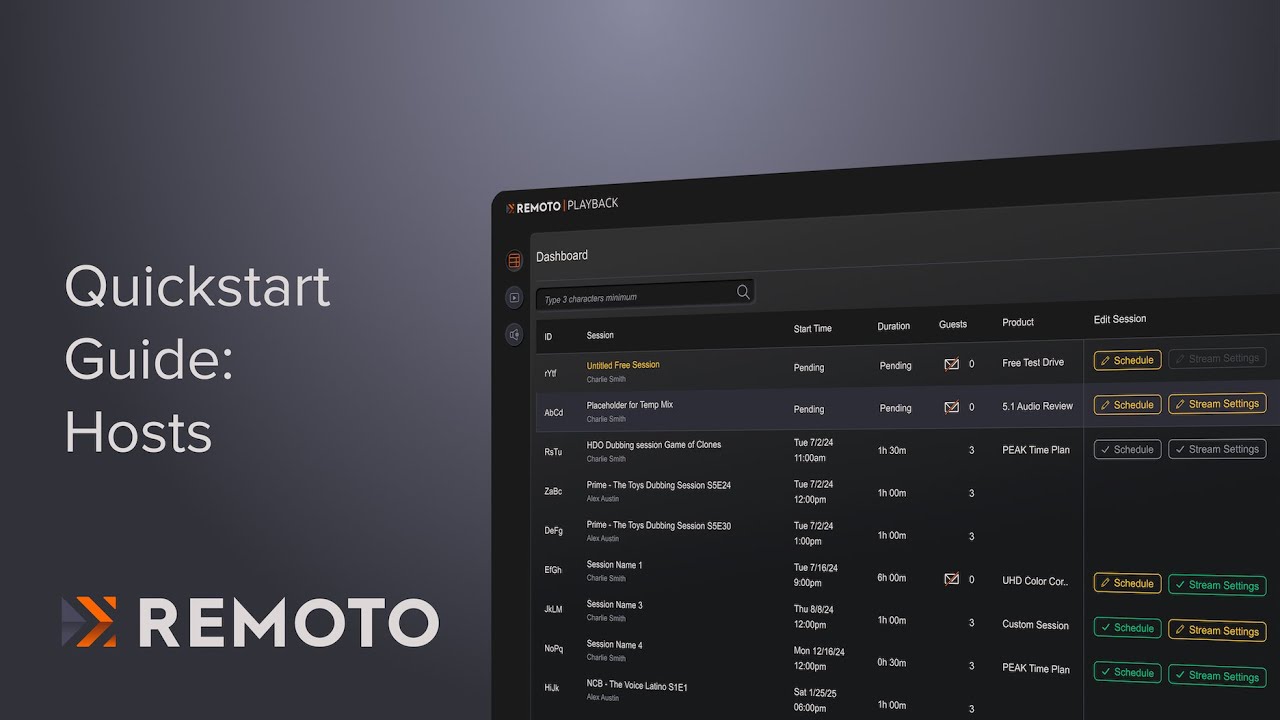 Quickstart Guide: Hosts