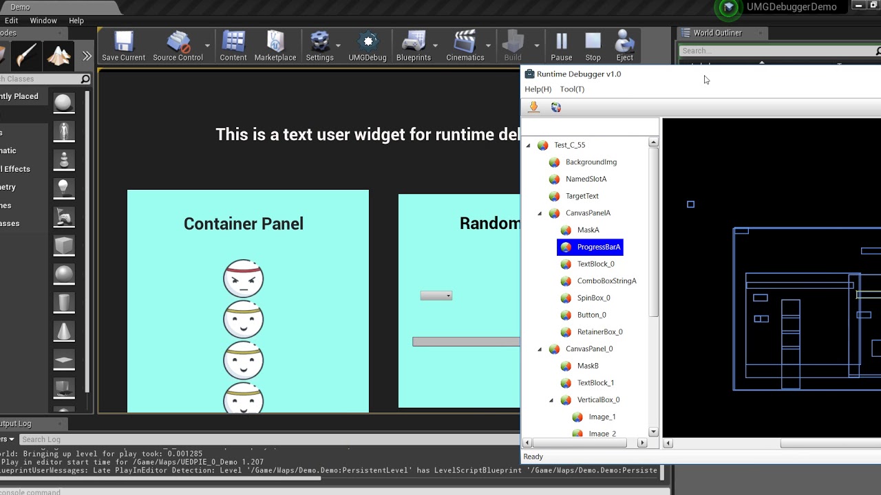 UMG Runtime Debugger