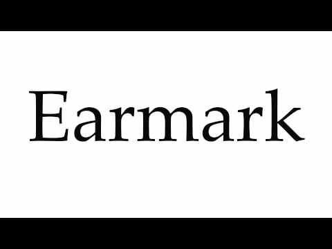 How to Pronounce Earmark