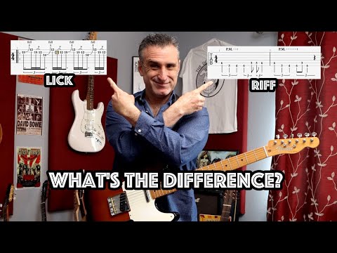 Guitar Riffs vs Guitar Licks, a Definitive guide