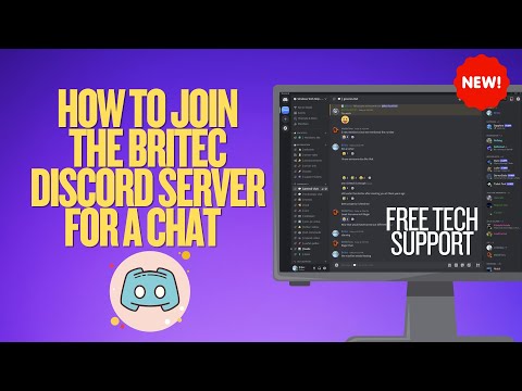 How to Join The Britec Discord Server For A Chat and Free Tech Support