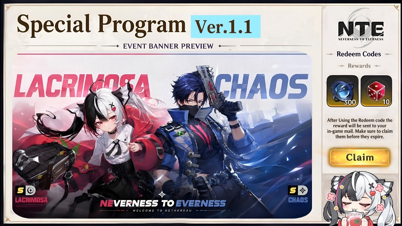 MASSIVE 1.1 LIVESTREAM! – Free Rewards, Banners, New Codes | Neverness To Everness 