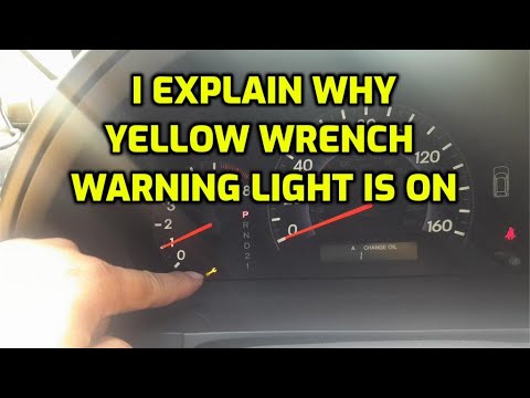 I EXPLAIN WHAT CAUSE THE YELLOW WRENCH WARNING LIGHT TO TURN ON