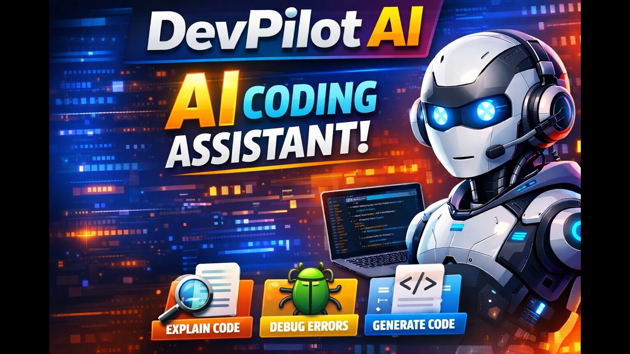 DevPilot AI | AI Developer Assistant That Explains, Debugs & Generates Code | Hackathon Project Demo