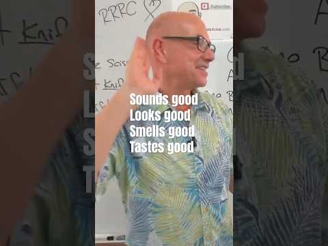 Sounds Good (our senses) | #shorts - Mark Kulek ESL | English Speaking Practice