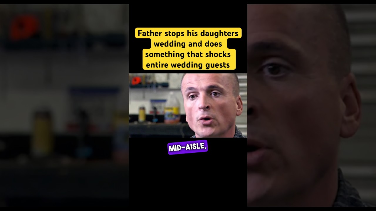 Father stops his daughters wedding and does something that shocks entire wedding guests