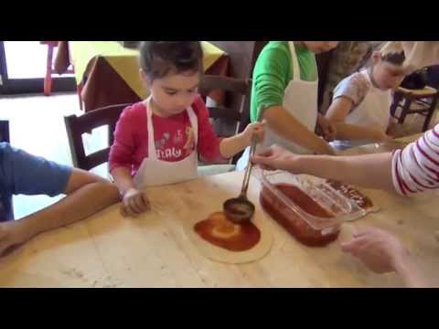Making Pizza for Kids in Rome