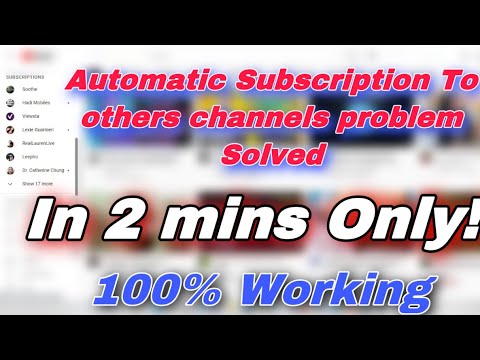 Automatically subscribed to others channels problem SOLVED || Is my account hacked ? || FIXED|