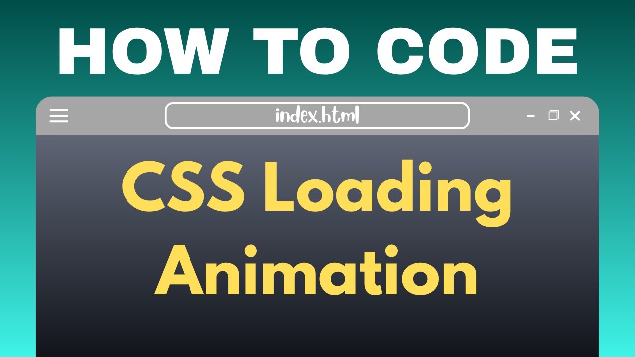 MAC Terminal Loading Animation CSS Tutorial