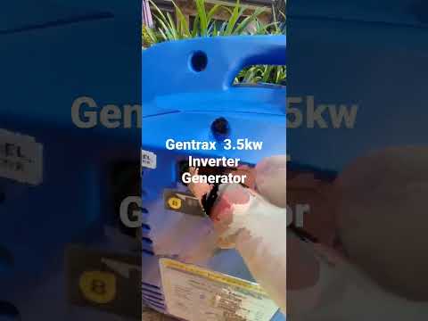 Gentrax 3.5kw Inverter Generator Start and run.