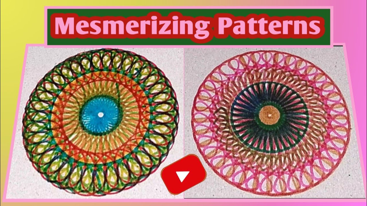 Mesmerizing Spirograph Patterns in Motion | Spirograph Design By Saima