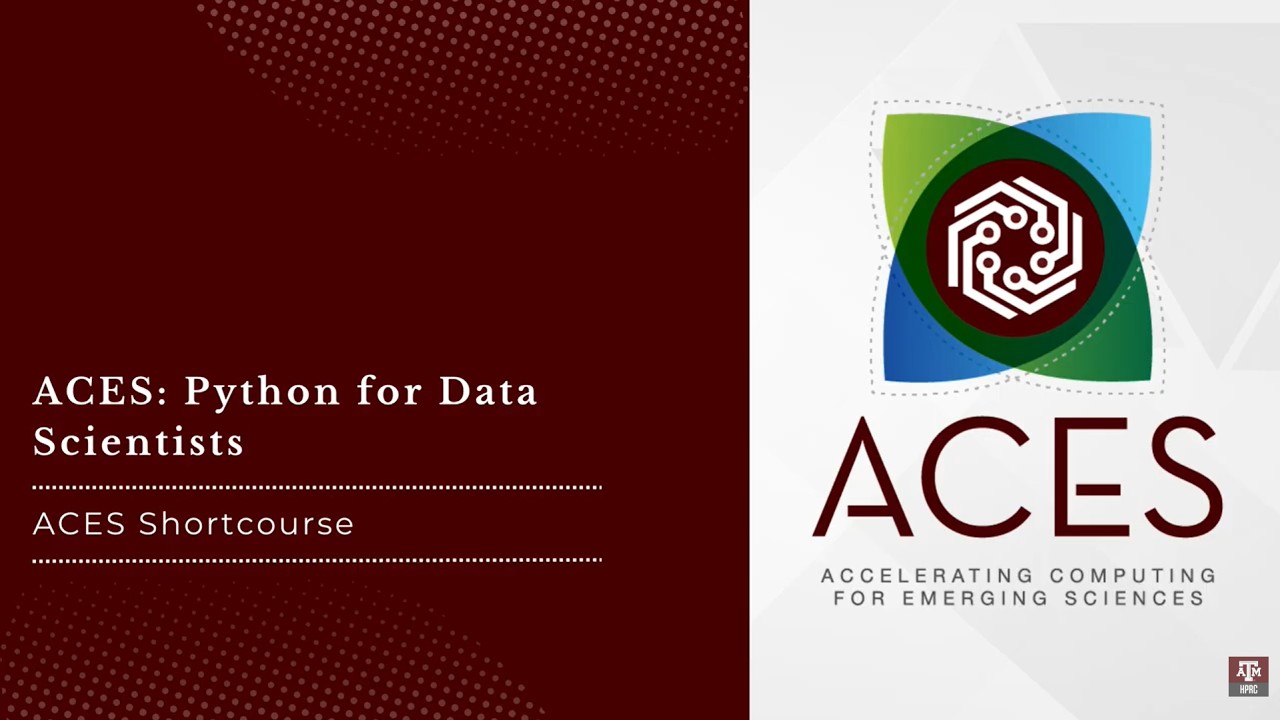 ACES: Python for Data Scientists (Fall 2025)