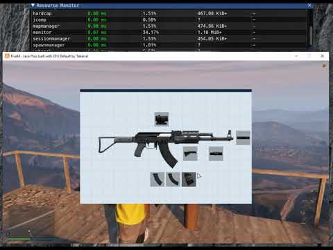 All Weapon components/modification (jcomp) test