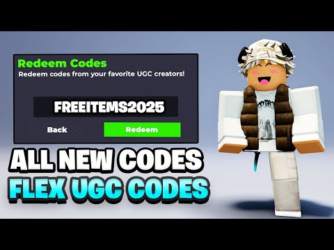 *NEW CODES* ALL WORKING FLEX UGC CODES JUNE 2025 | Roblox Flex UGC Codes 2025
