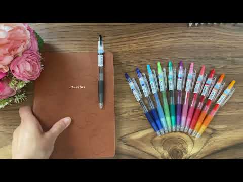 Pilot Juice Gel Ink Ballpoint Pens, 0.5mm (SWATCHES + WATERPROOF TEST)