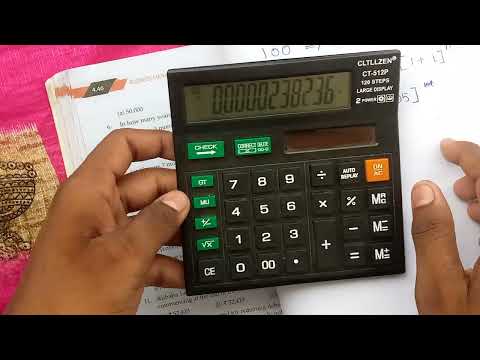 Time value of money calculator trick। CA foundation। Business mathematics