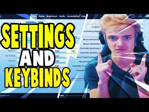 Ninja Pro Fortnite Settings & Keybinds & Sensitivity - Fortnite Battle Royale