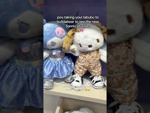 we love shopping at @buildabear #buildabear #buildabearworkshop #labubu #cupcakke #retailtherapy