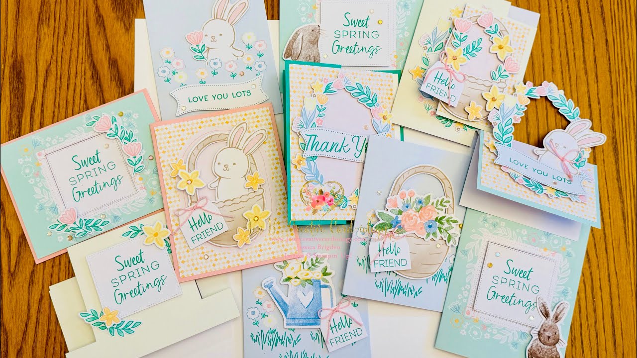 Stampin’ Up! Celebrate Spring February 2026 Paper Pumpkin Kit 11 Alternate Projects with Fun Folds