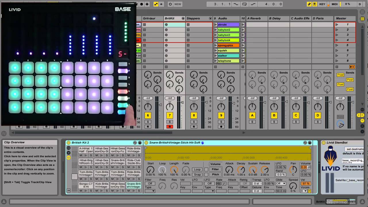 BASE and Ableton Live: the Remote Script