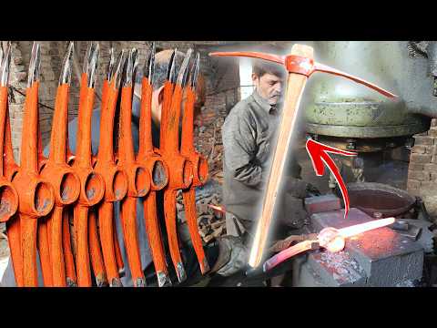The Most Satisfying Metal Transformation β Making a Pickaxe from a Massive Anchor!