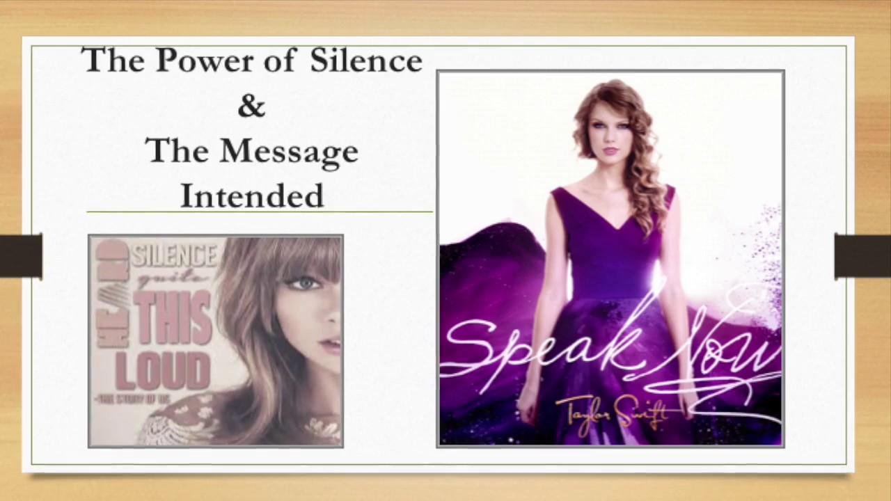 Nonverbal Communication - Silence Messages (Pecha Kucha)