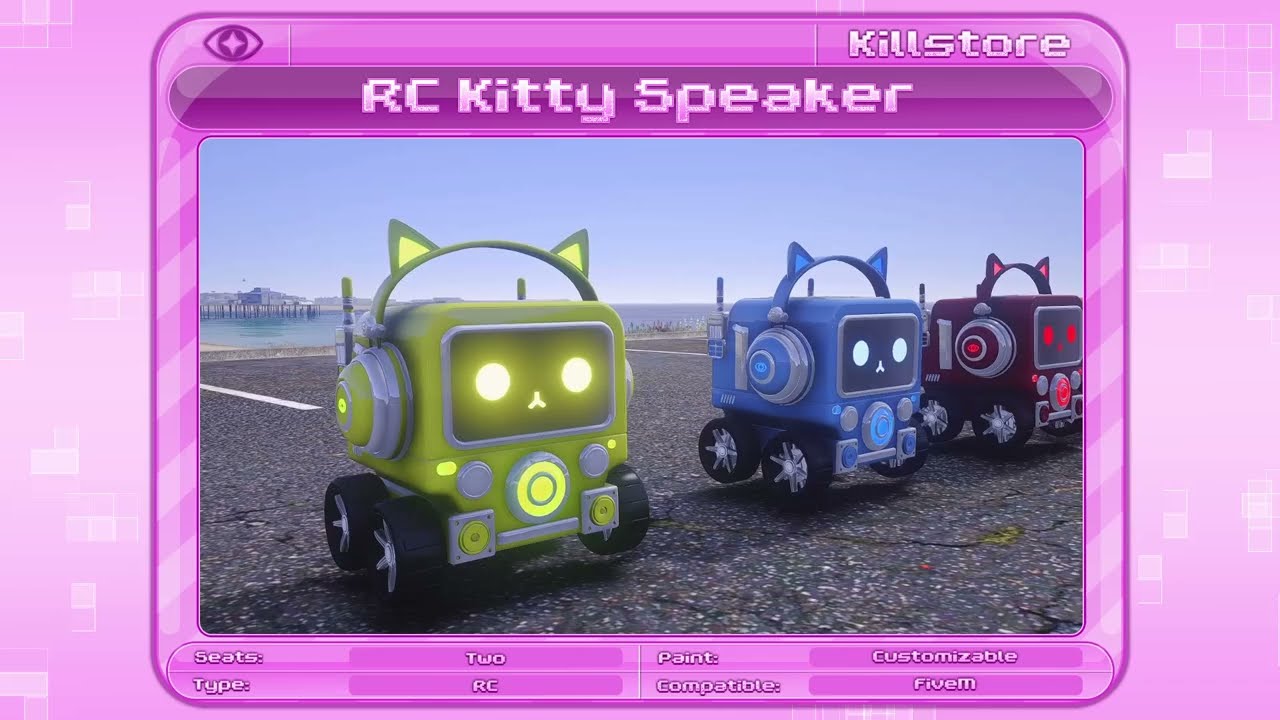 [GTA V - FIVEM] RC Kitty Speaker [VEHICLE]