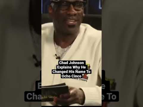 Chad Johnson Explains Why He Changed His Ñame To Ocho Cinco #chadjohnson #ochocinco #shorts #viral