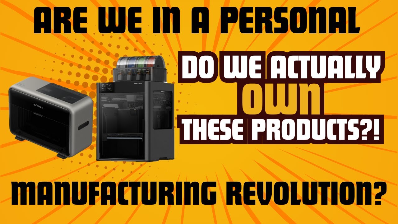 Is the 3D Printing/Personal Manufacturing Revolution Actually Happening?