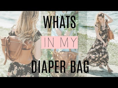 Whats in my Diaper Bag?! Lily Jade Diaper Bag- BABY ESSENTIALS