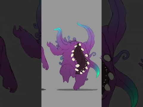 Concept art of The Blobs in #endlessdungeon